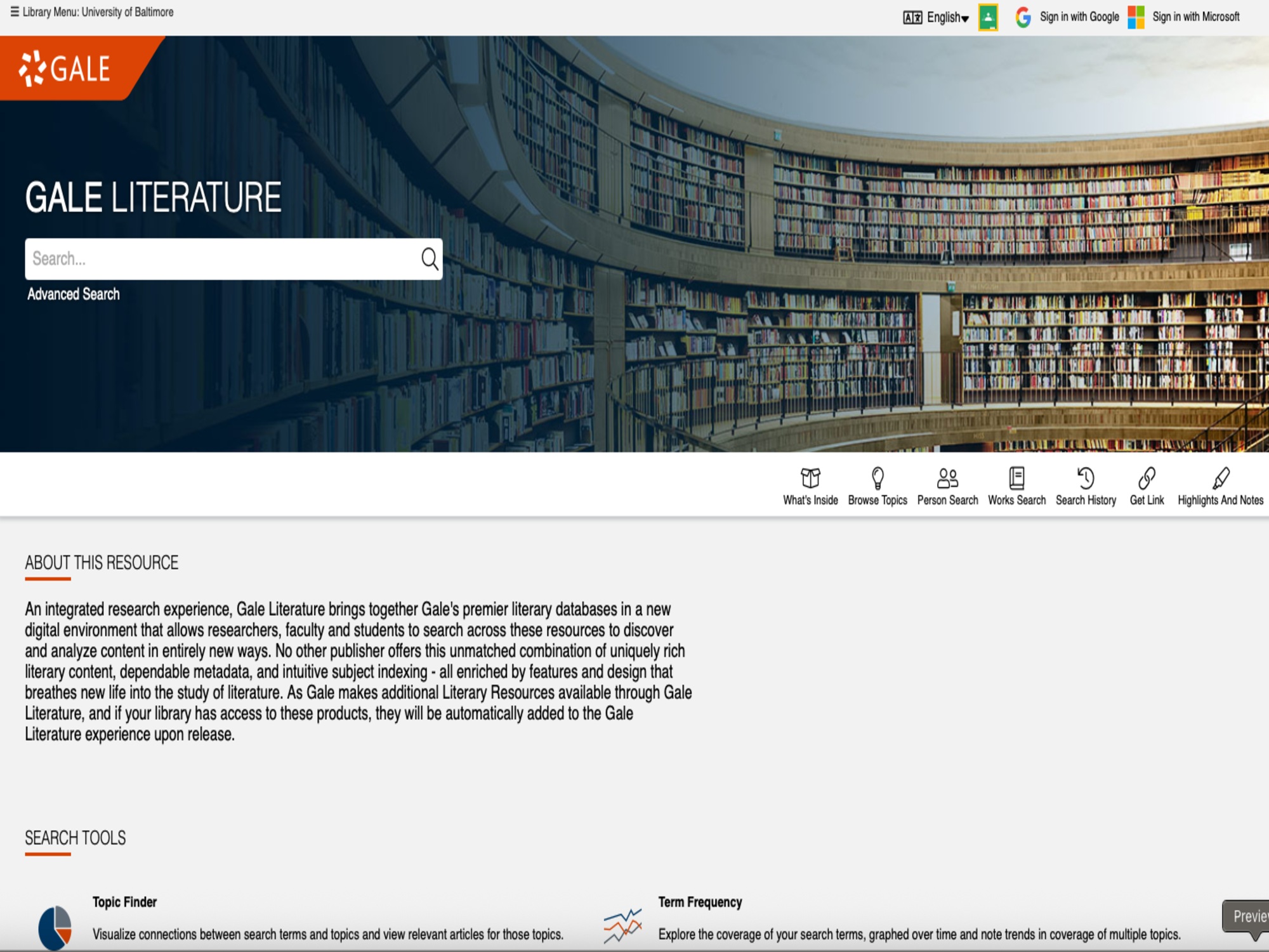 Fave Rave: GALE LITERATURE